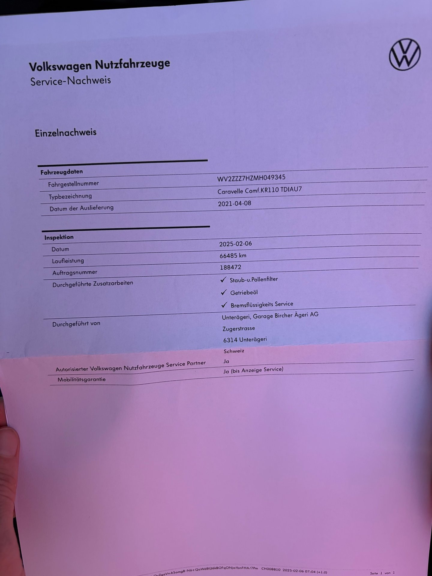2021 VW T6 Kombi 2.0 TDI - Szwajcarska Dolina